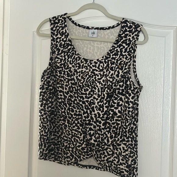 CAbi | Tops | Leopard Print Cabi Tank Top Size Medium | Poshmark